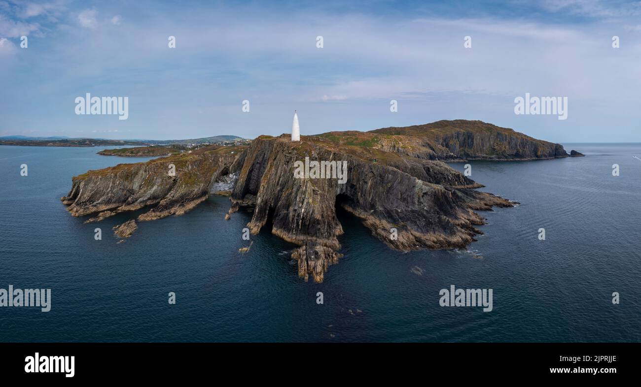 panorama landscape view of the Baltimore Beacon and entrance to ...