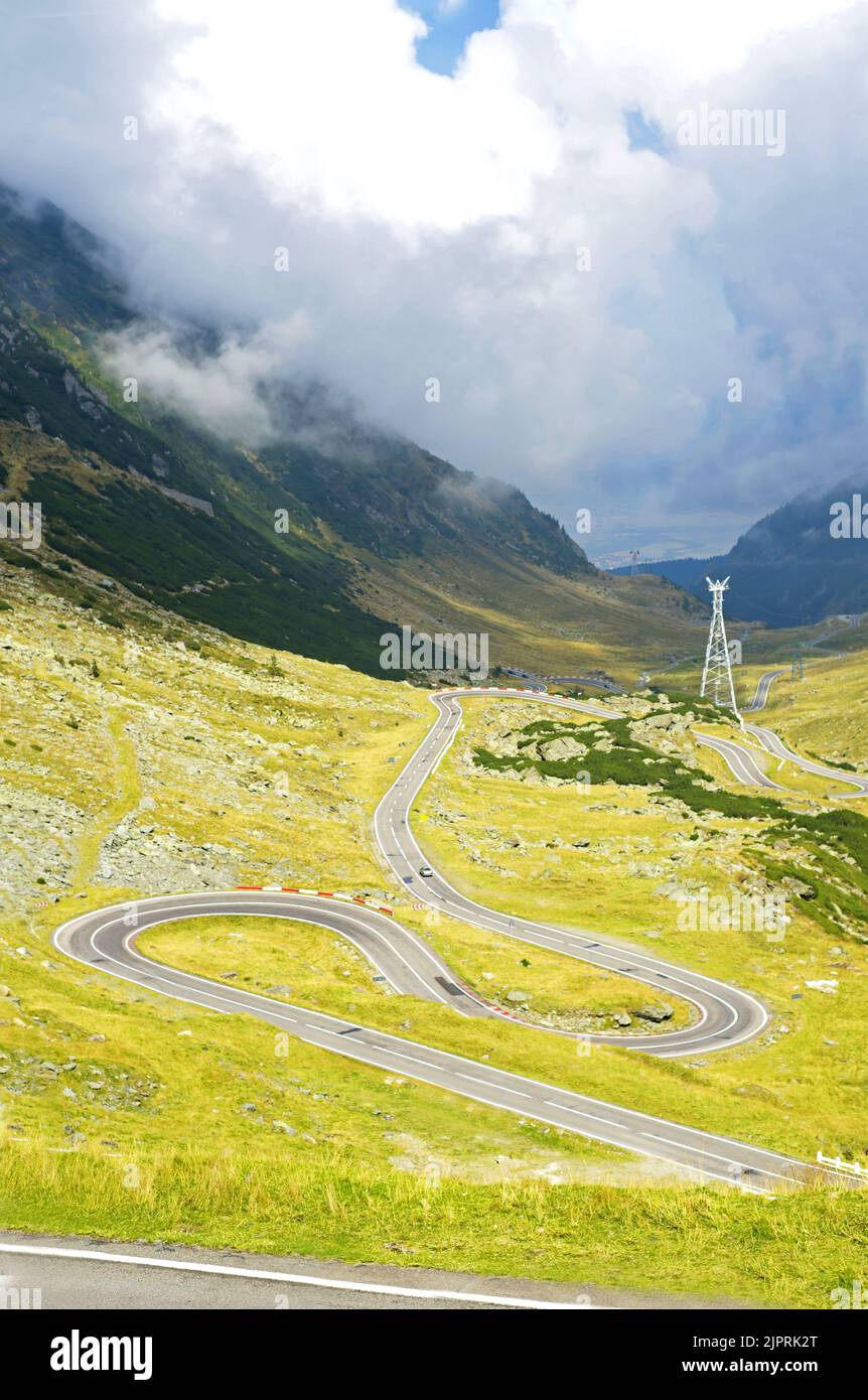 Transfagaras Highway, beautiful landscape of Romania Stock Photo - Alamy