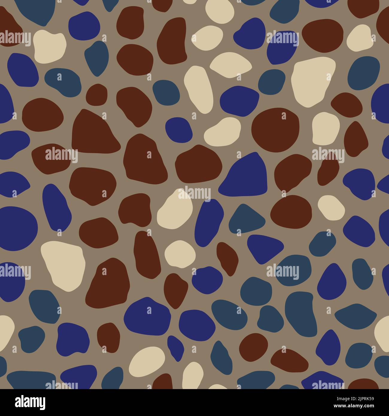 Fashion colored cobblestone seamless pattern. Vector stylish decorative ...