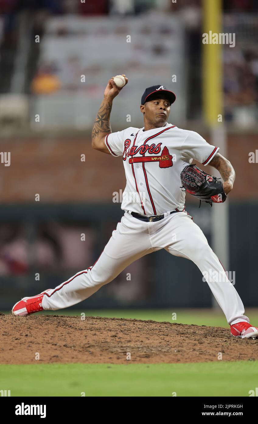 Atlanta, GA. USA; Atlanta Braves relief pitcher Raisel Iglesias (26 ...
