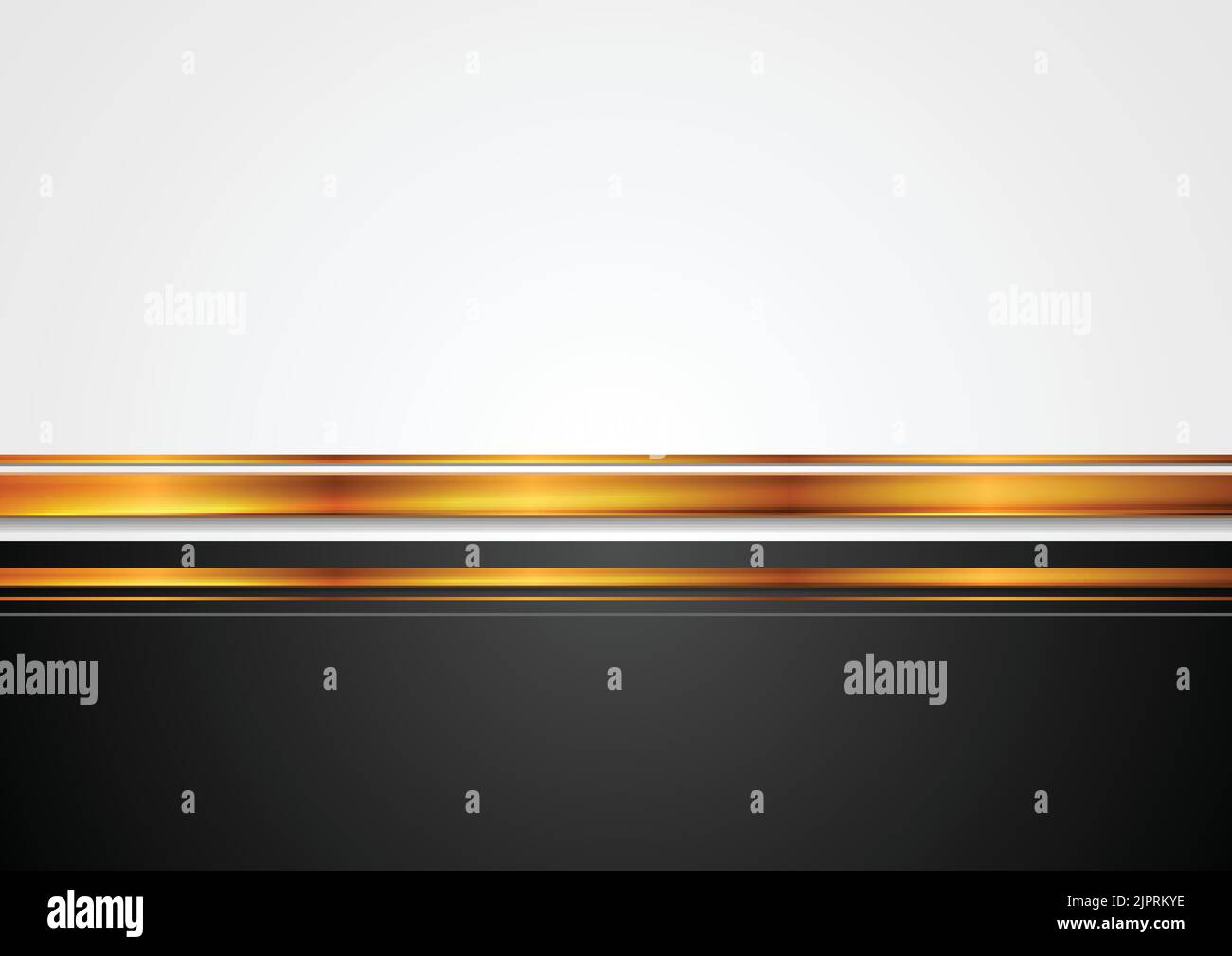Grey and black corporate background with bronze stripes. Vector design ...