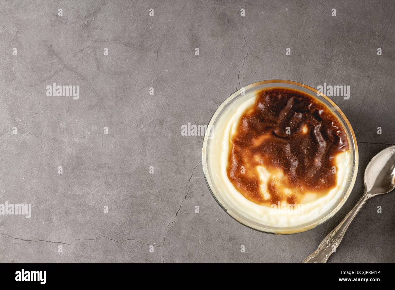 Traditional turkish dessert bakery rice pudding Turkish name Fırın ...