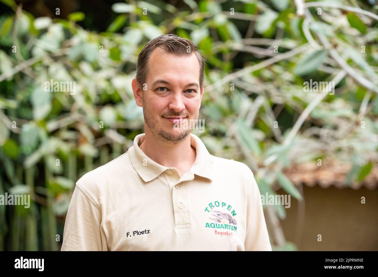 Hamburg, Germany. 19th Aug, 2022. Florian Ploetz, Head of Terraristics ...