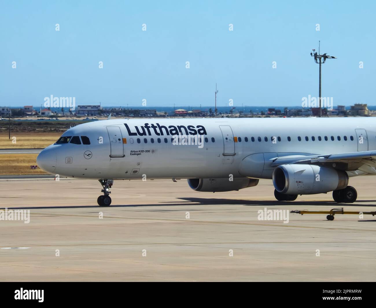 Airplane Lufthansa Airbus 321-200 at an airport Stock Photo - Alamy