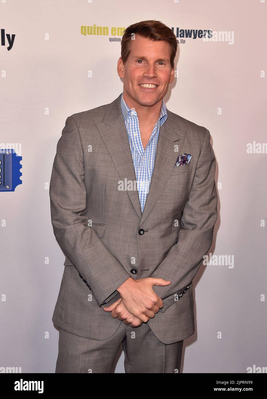 Scott Hanson walking the red carpet at the Harold and Carole Pump ...