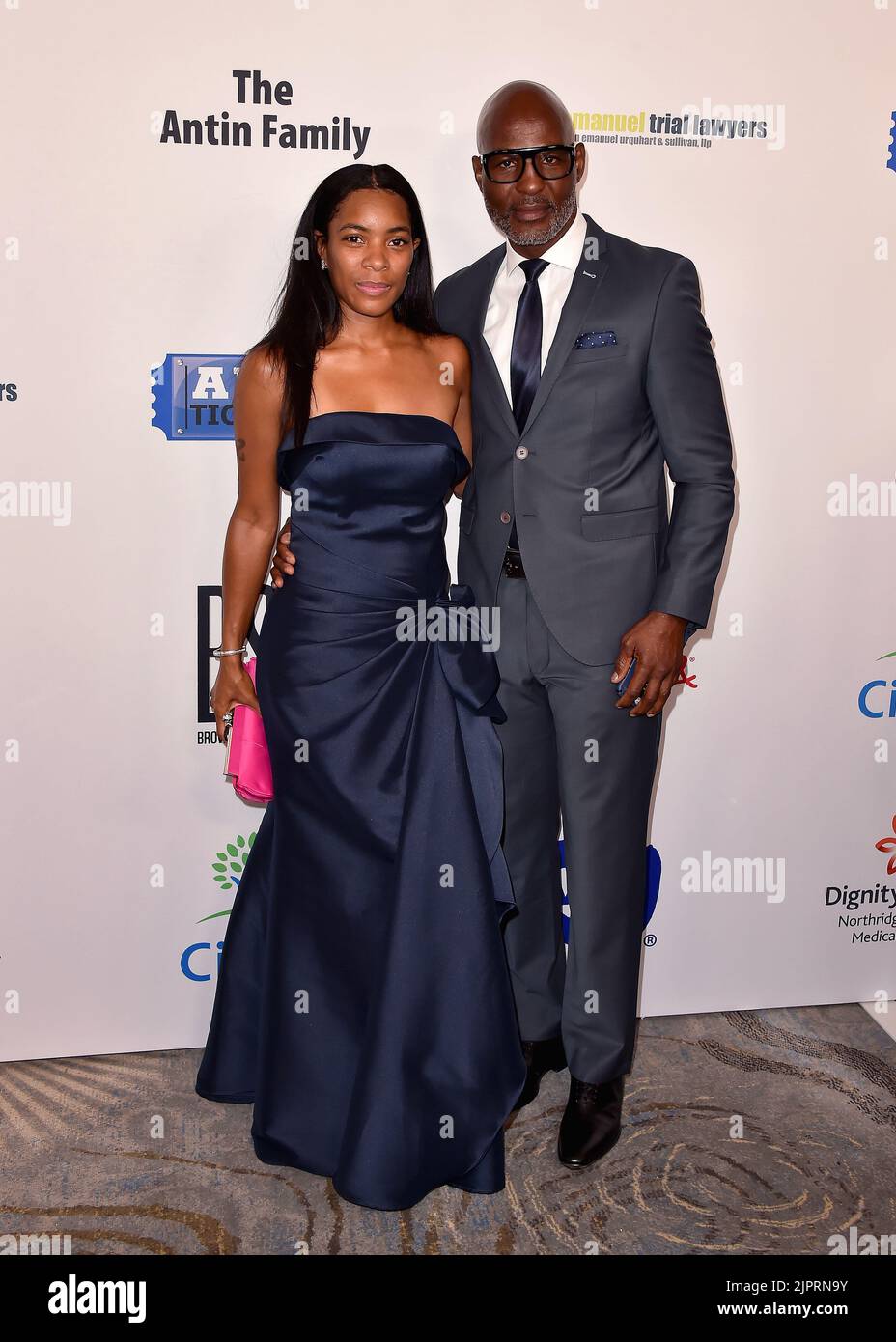 Bernard Hopkins walking the red carpet at the Harold and Carole Pump ...