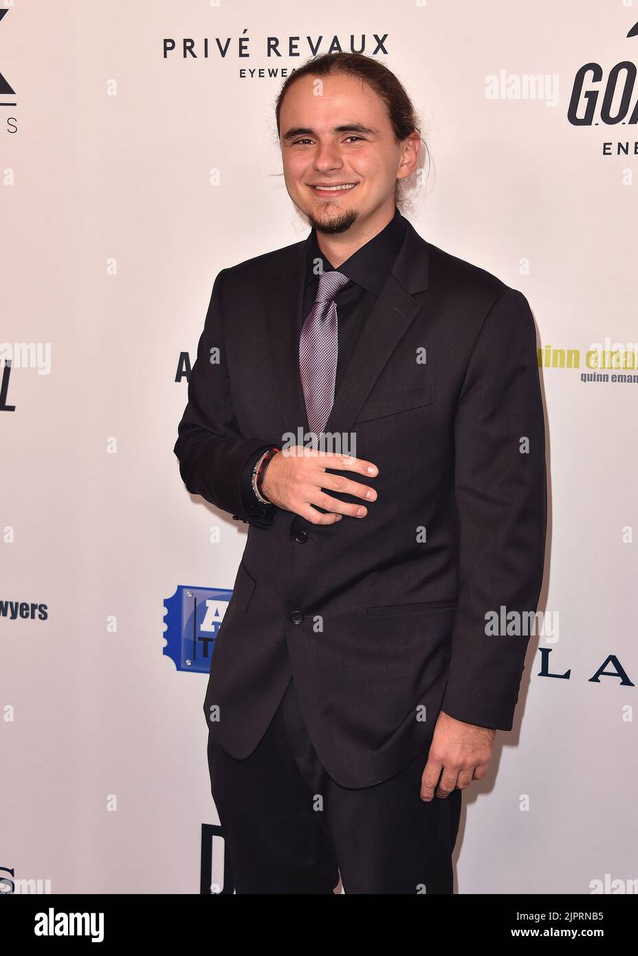 Prince Jackson walking the red carpet at the Harold and Carole Pump ...