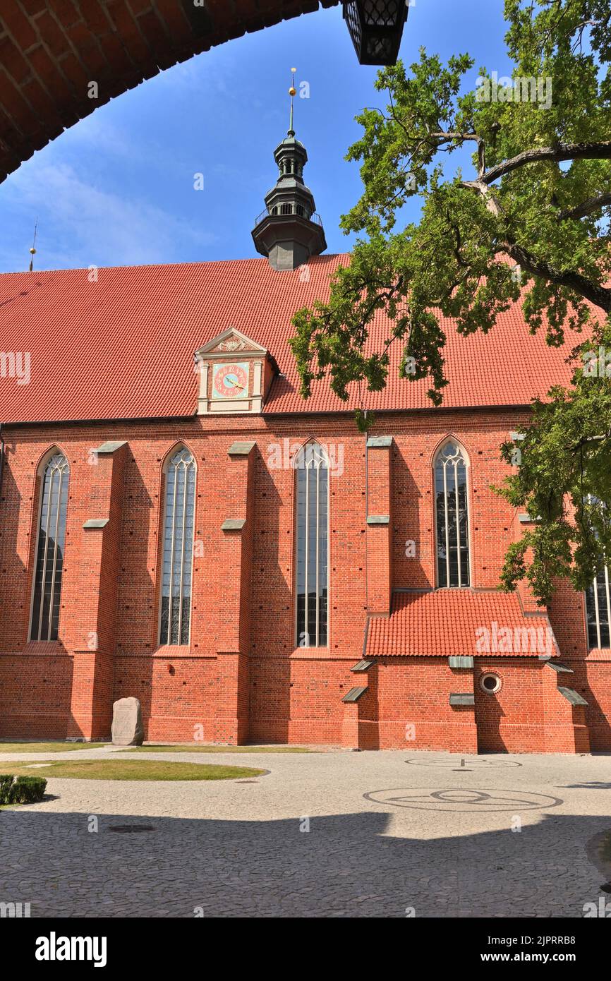 The Cathedral complex in Frombork, a historical monument museum of ...