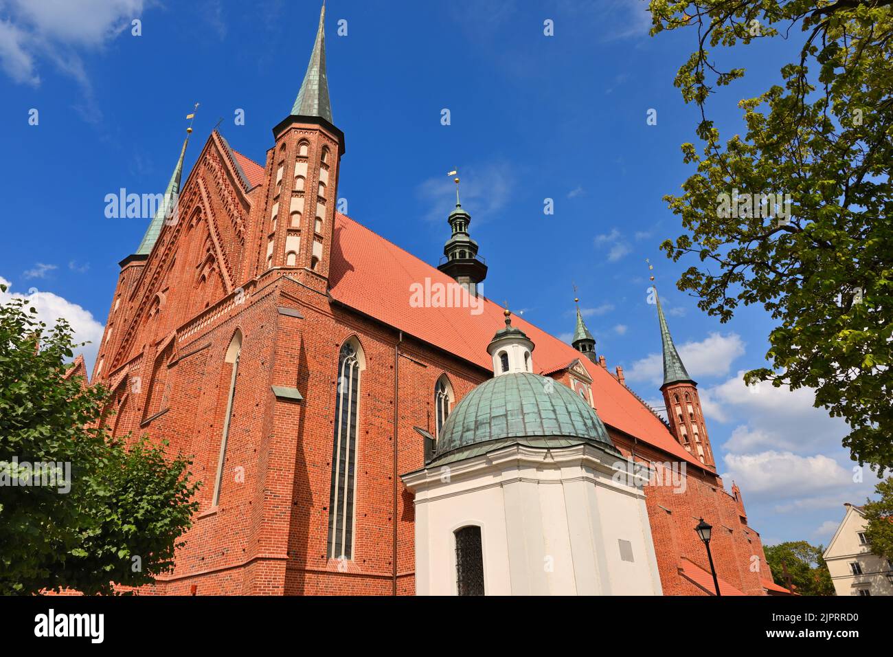 The Cathedral complex in Frombork, a historical monument museum of ...