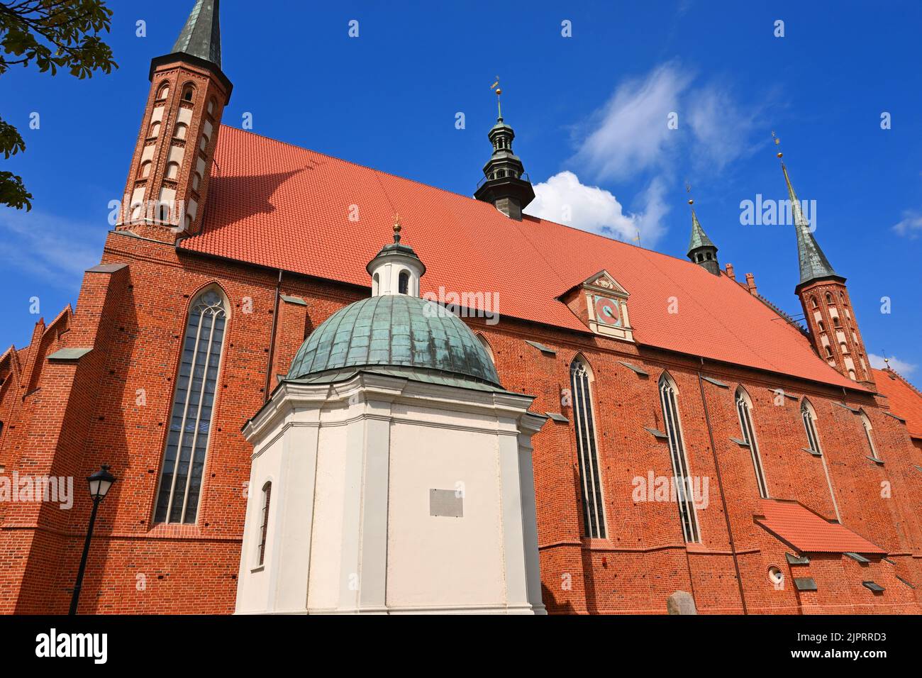 The Cathedral complex in Frombork, a historical monument museum of ...