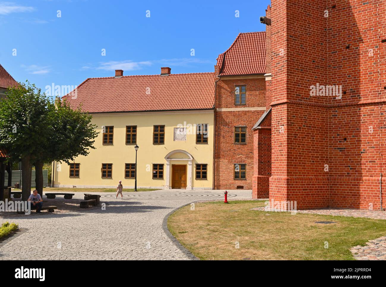Frombork, Poland - August 15, 2022: The Cathedral complex in Frombork ...