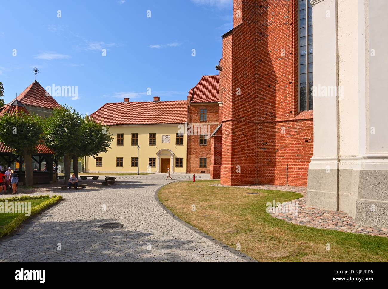Frombork, Poland - August 15, 2022: The Cathedral complex in Frombork ...