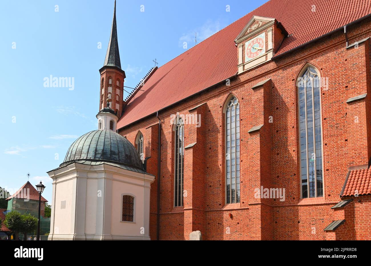 The Cathedral complex in Frombork, a historical monument museum of ...