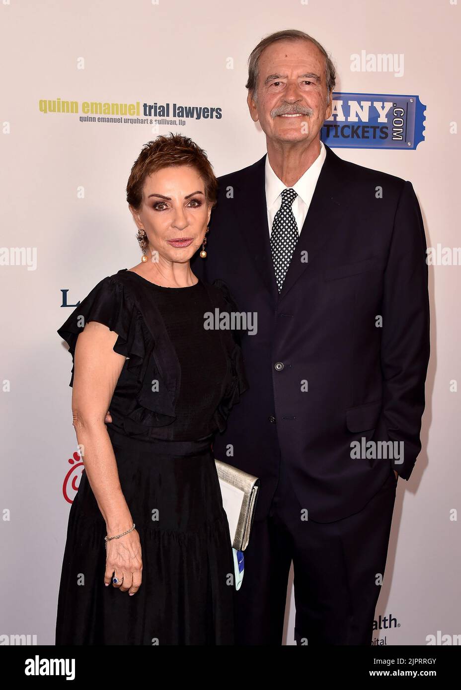 Vicente Fox walking the red carpet at the Harold and Carole Pump ...