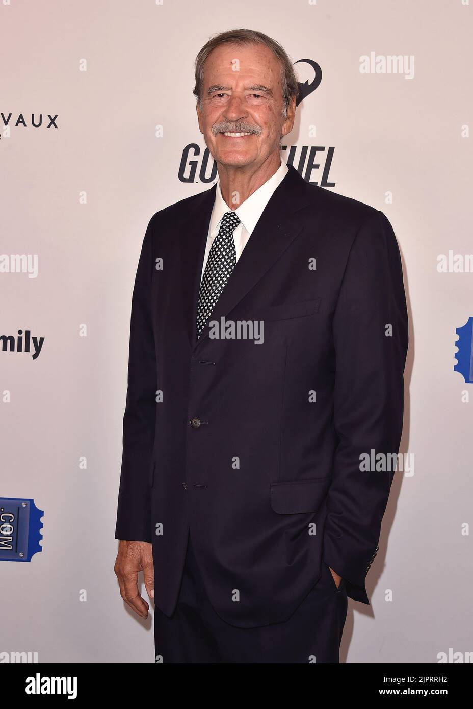 Vicente Fox walking the red carpet at the Harold and Carole Pump ...
