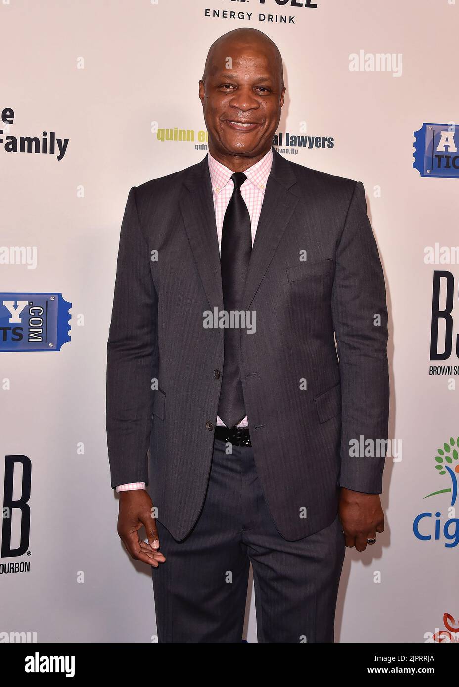 Darryl Strawberry walking the red carpet at the Harold and Carole Pump ...