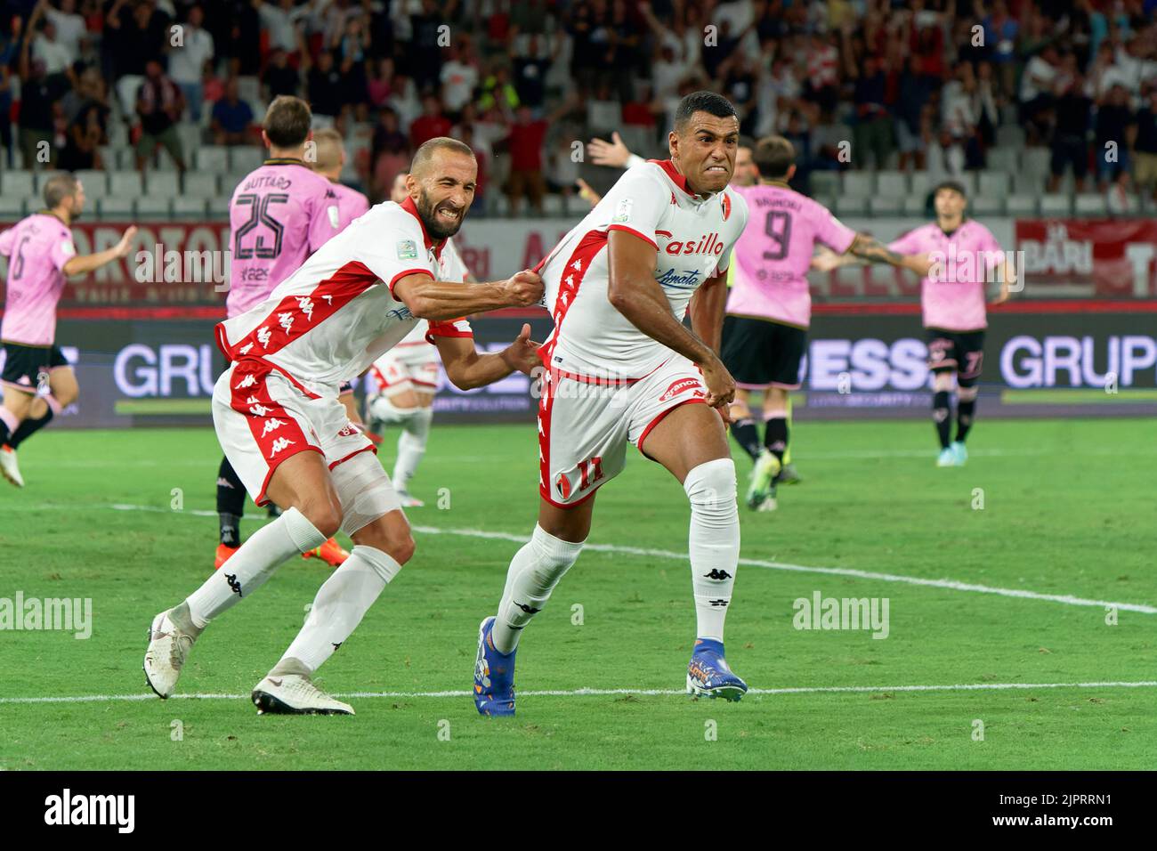 San Nicola stadium, Bari, Italy, August 19, 2022, Waild Cheddira (SSC ...