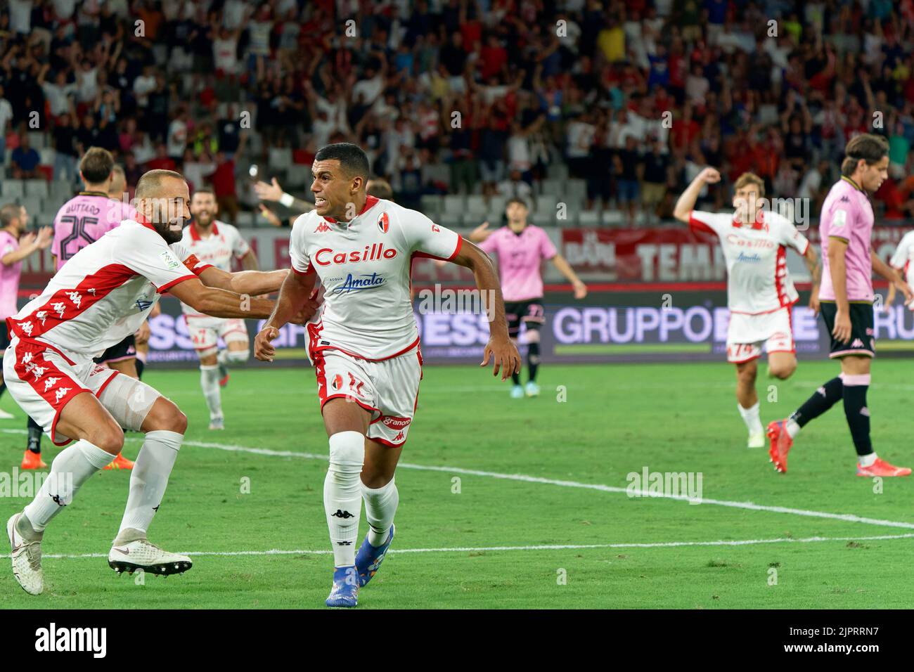 San Nicola stadium, Bari, Italy, August 19, 2022, Waild Cheddira (SSC ...