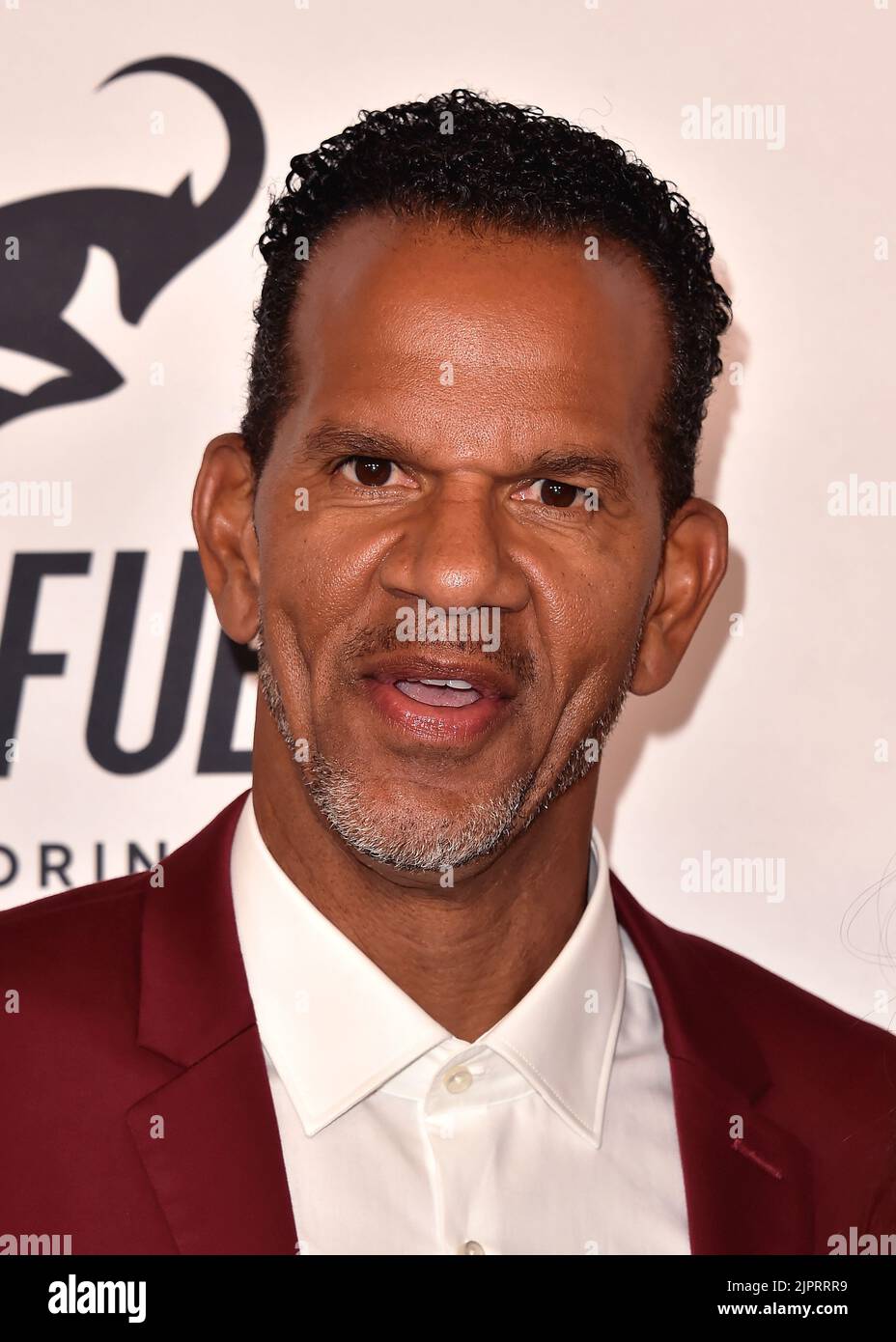 Andre Reed walking the red carpet at the Harold and Carole Pump ...