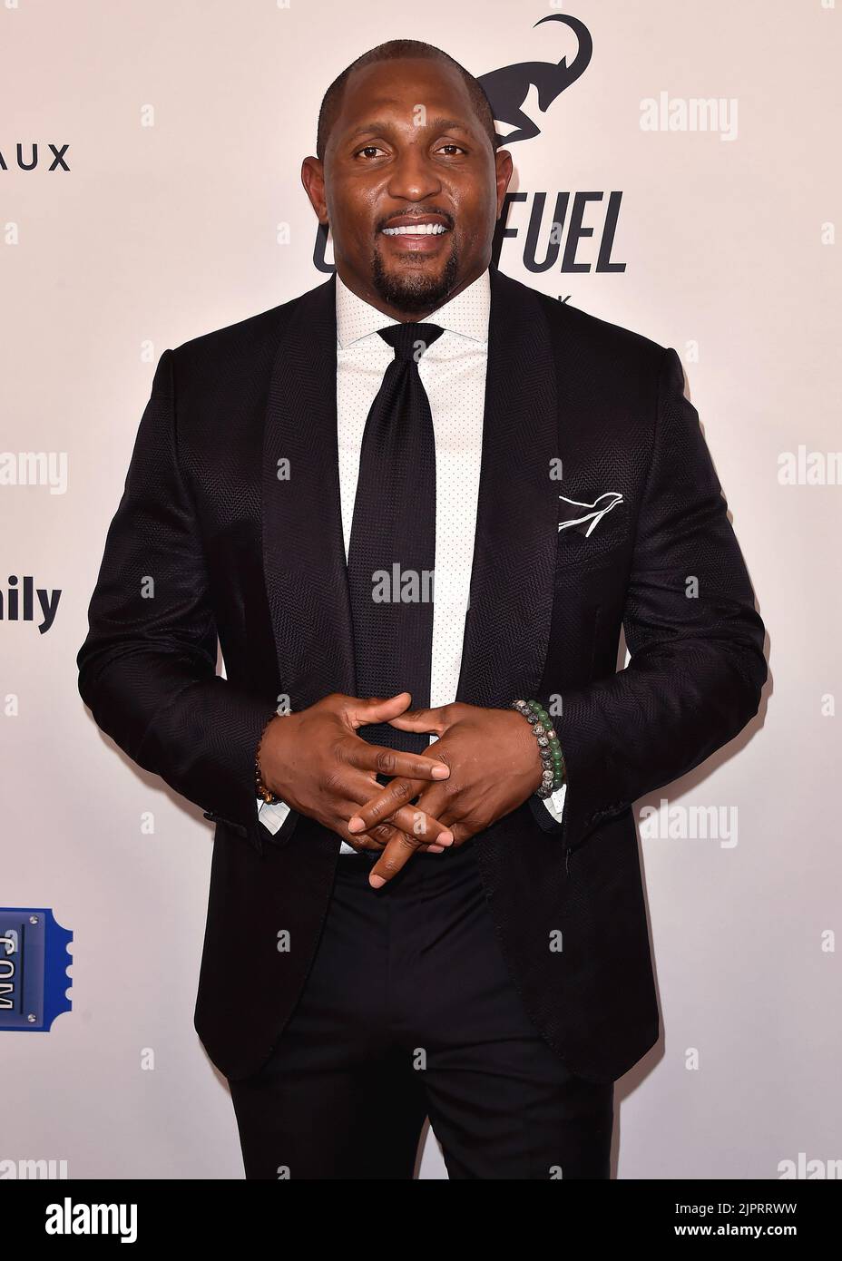 Ray Lewis walking the red carpet at the Harold and Carole Pump ...