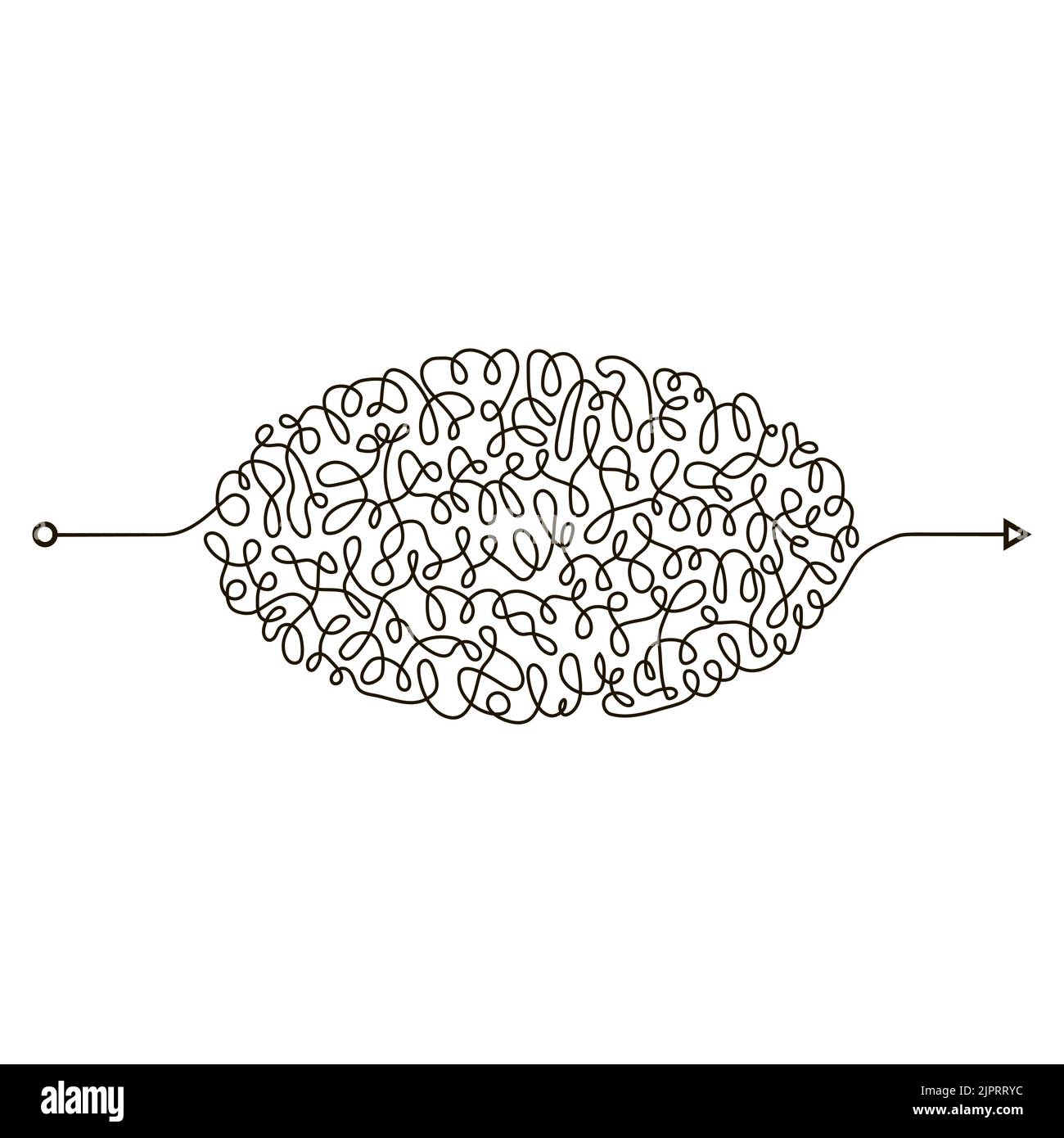 Drawing insane tangled Stock Vector Images - Alamy