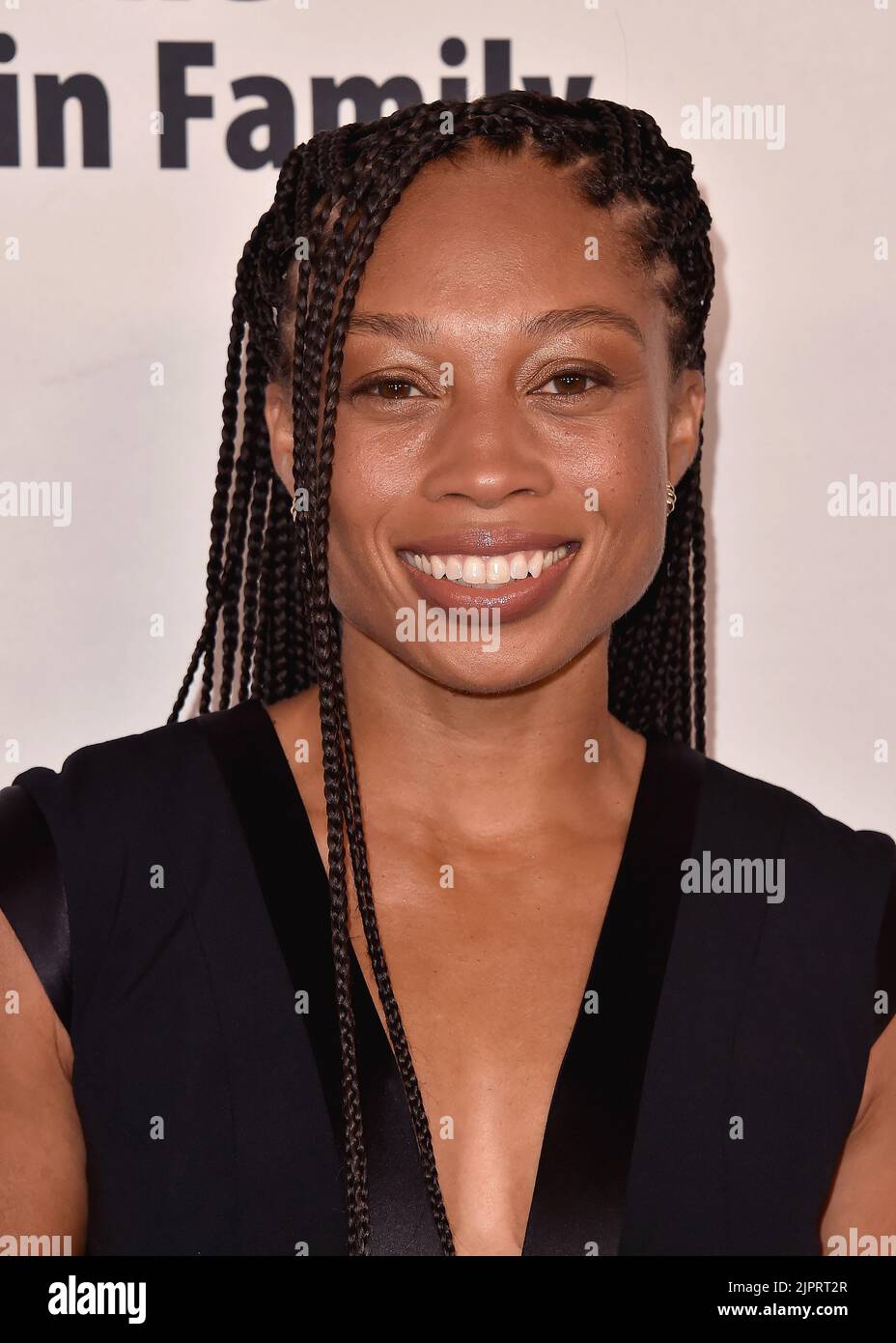 Beverly Hills, USA. 19th Aug, 2022. Allyson Felix walking the red ...