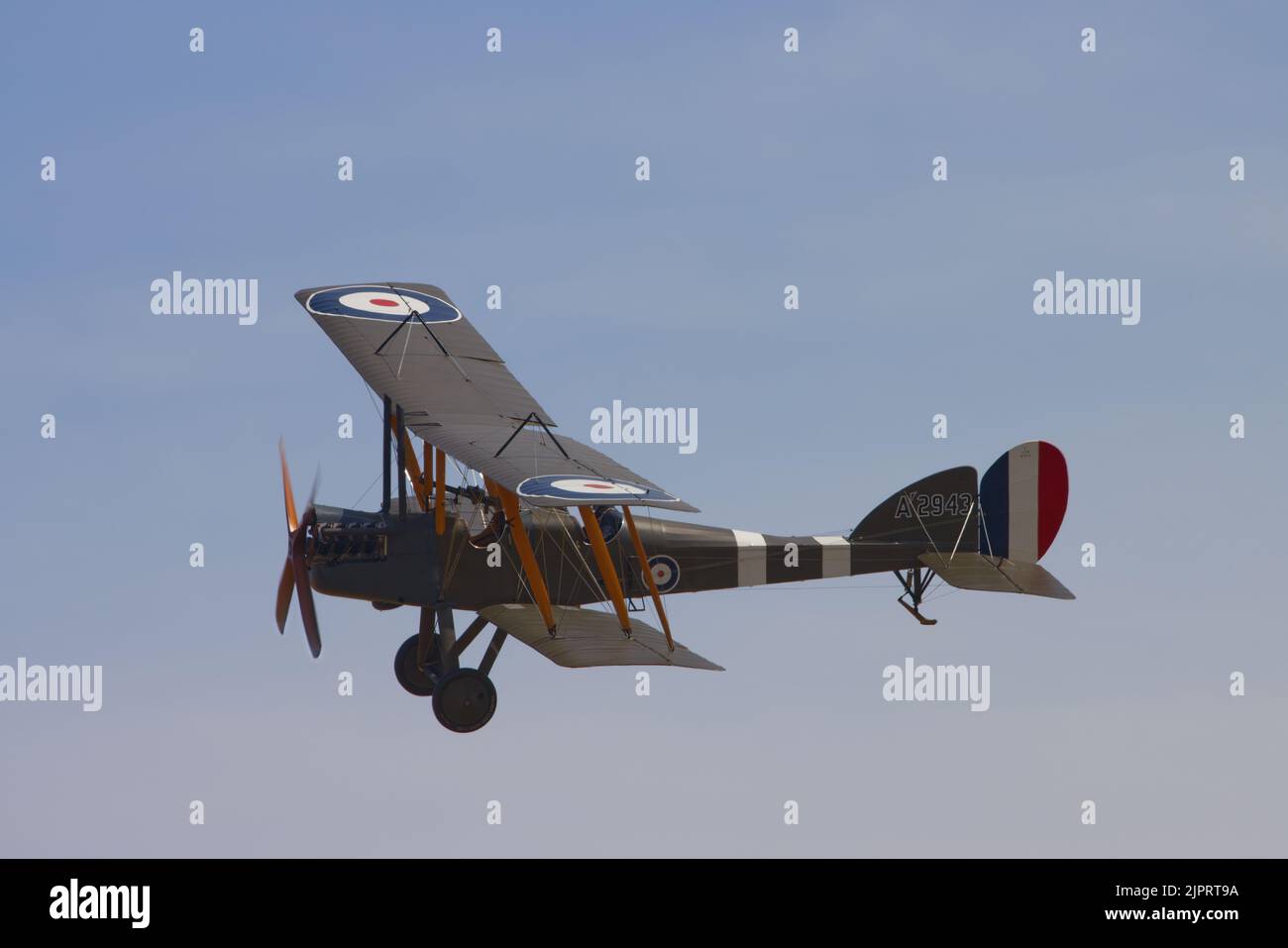 Replica Royal Aircraft Factory Be2e WW1 aeroplane A`2943, G-CJZO in ...