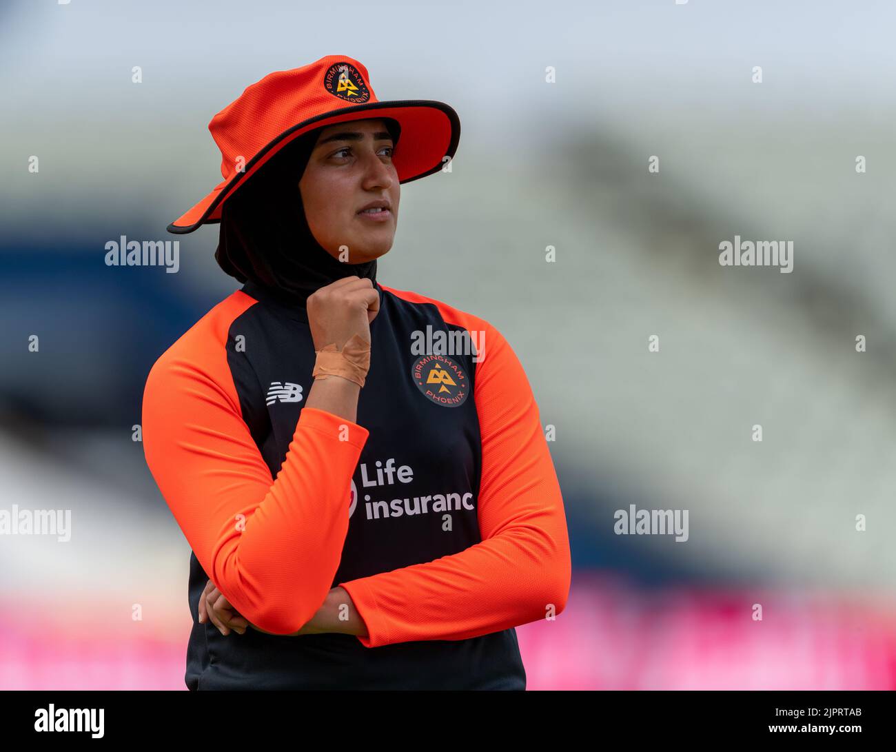 Abtaha Maqsood of Birmingham Phoenix in The Hundred Stock Photo - Alamy