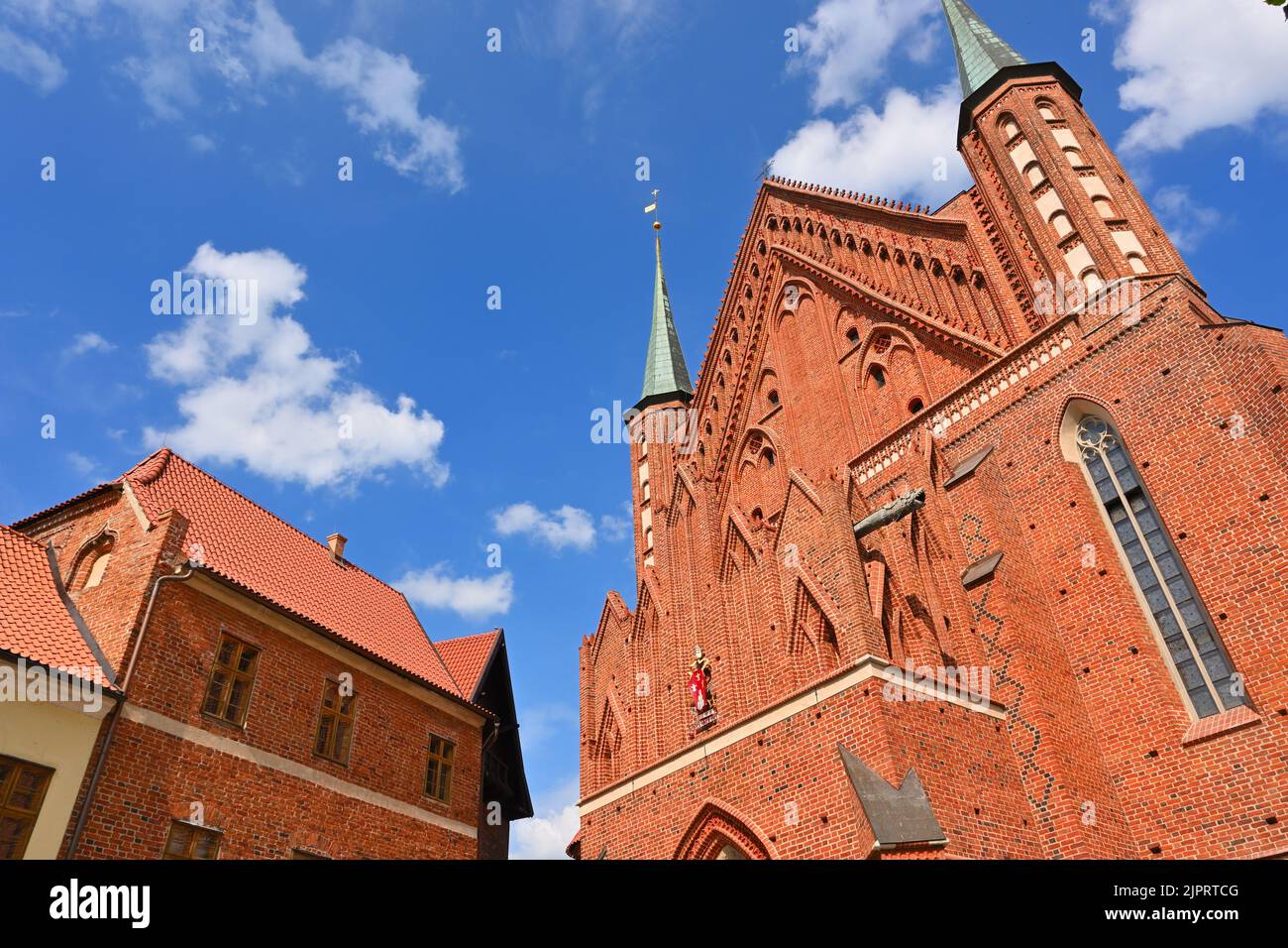 The Cathedral complex in Frombork, a historical monument museum of ...