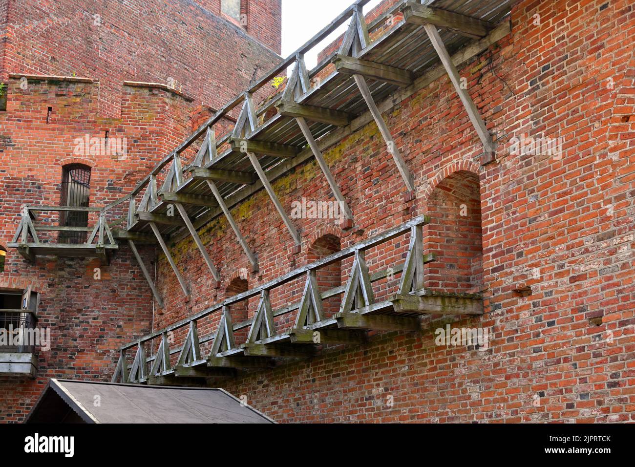 The Cathedral complex in Frombork, a historical monument museum of ...