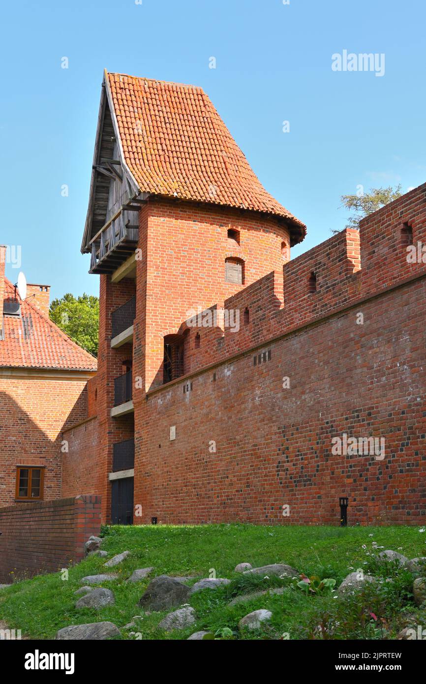 The Cathedral complex in Frombork, a historical monument museum of ...