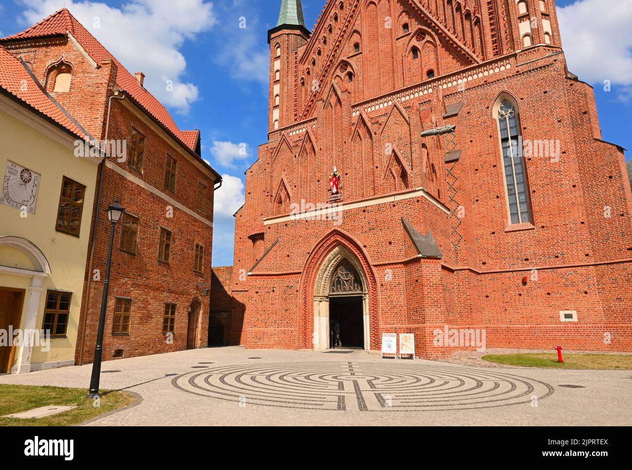 The Cathedral complex in Frombork, a historical monument museum of ...