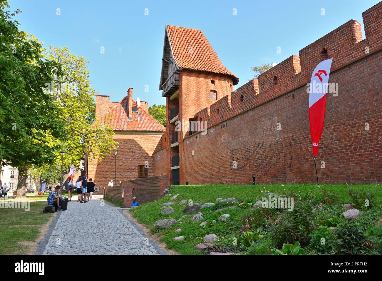 Frombork, Poland - August 15, 2022: The Cathedral complex in Frombork ...