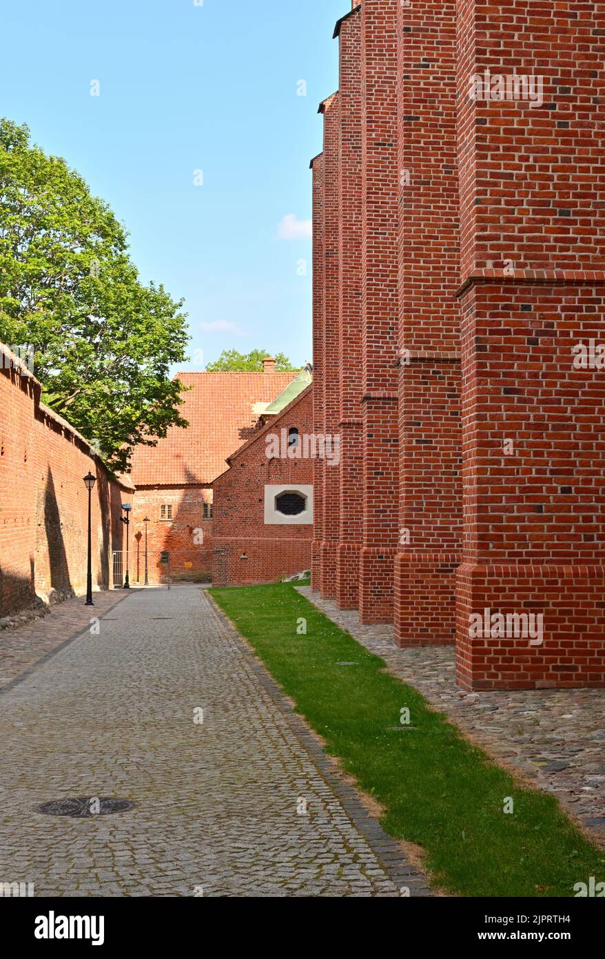 The Cathedral complex in Frombork, a historical monument museum of ...