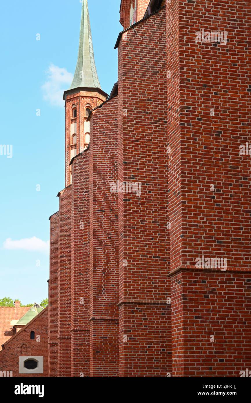 The Cathedral complex in Frombork, a historical monument museum of ...