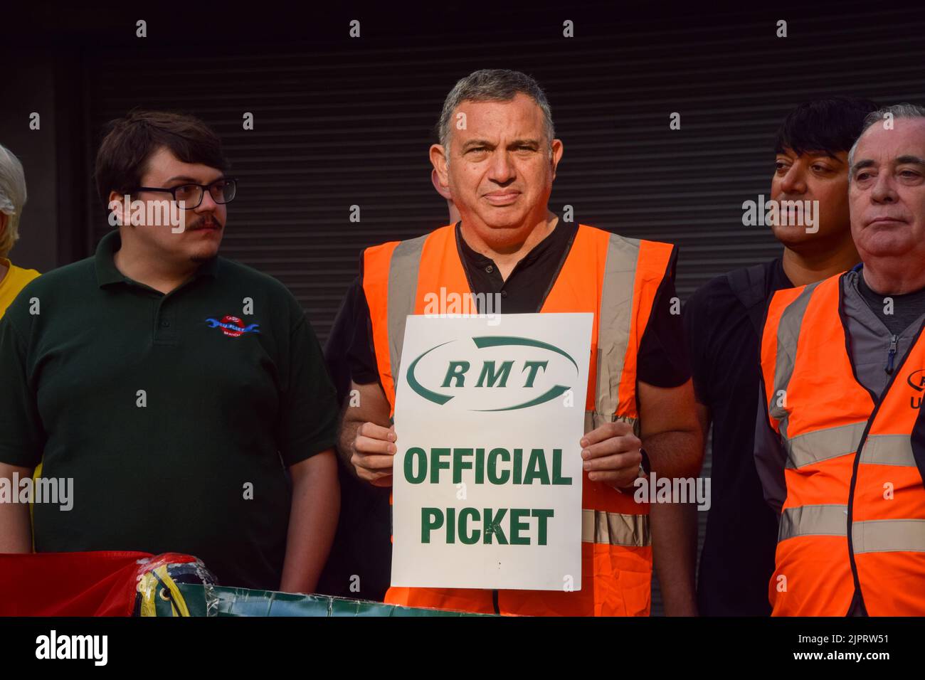 Rmt official picket sign hi-res stock photography and images - Alamy