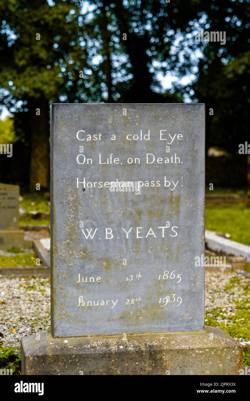 Wb Yeats Gravestone Quotes Heritage Week: W.B Yeats, Poet, In