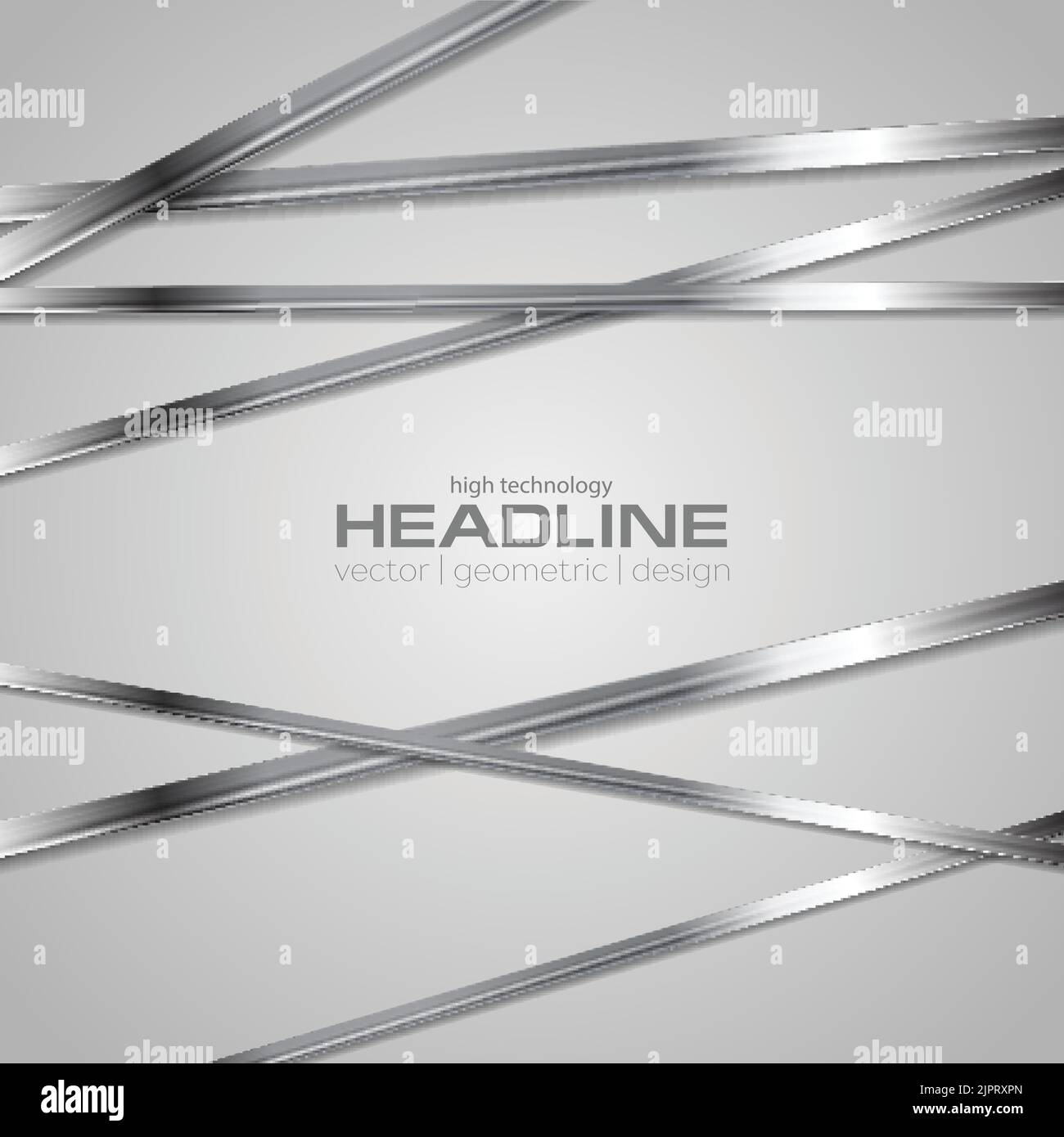 Grey abstract technology metallic stripes background. Concept vector ...