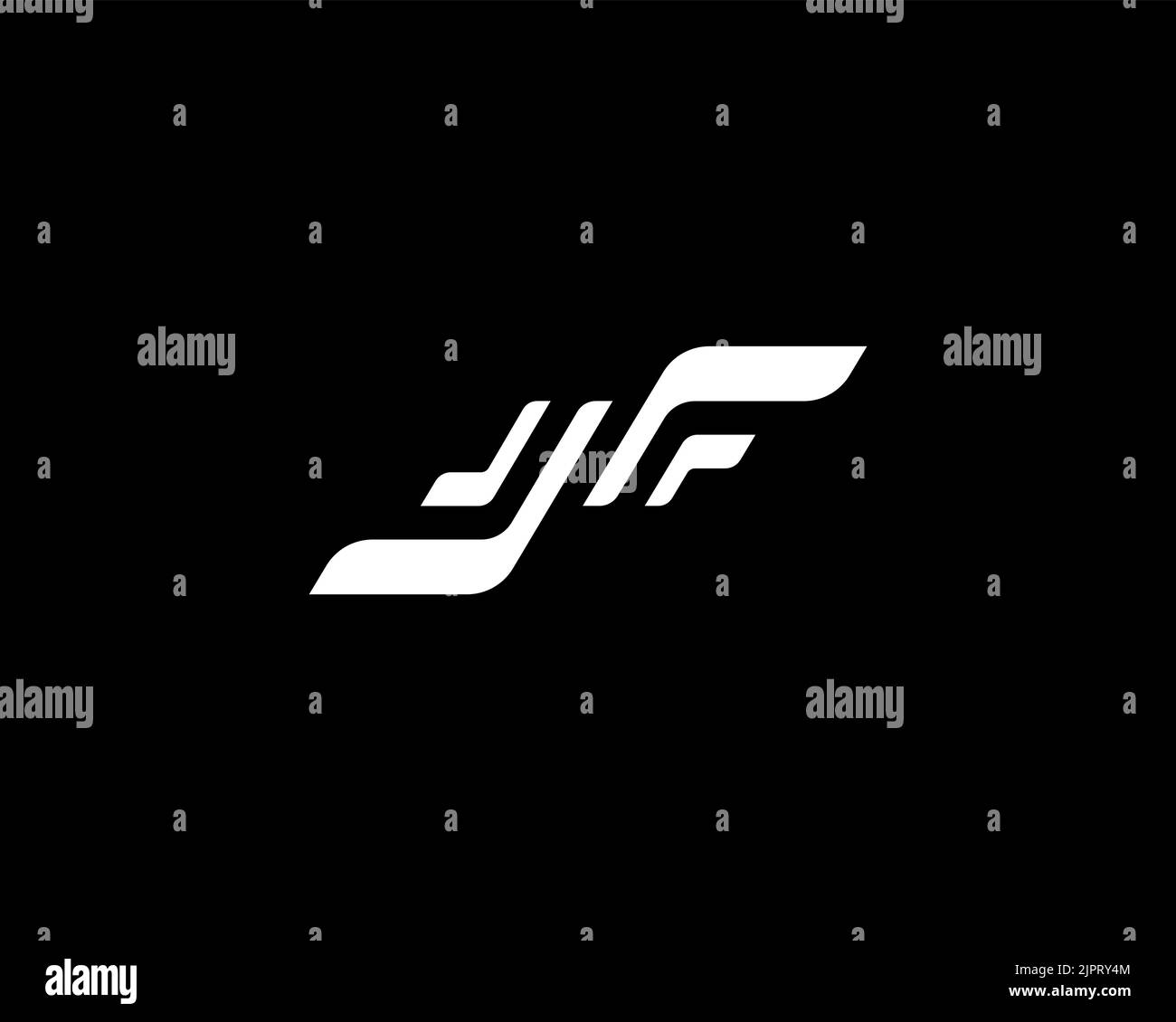 A simple and minimalistic logo design isolated on a dark background ...
