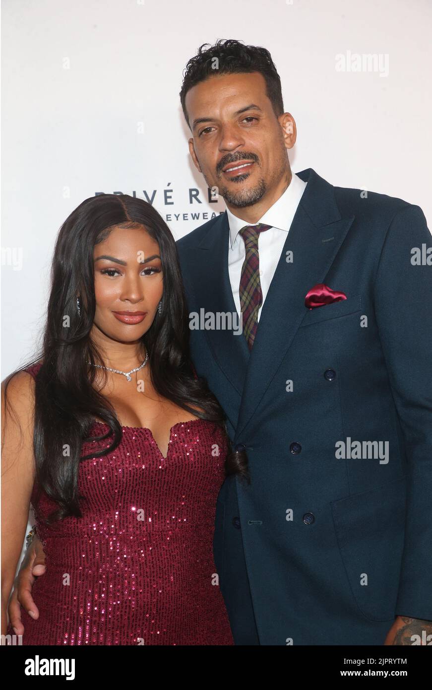 19 August 2022 - Beverly Hills, California - Matt Barnes, Anansa Sims ...