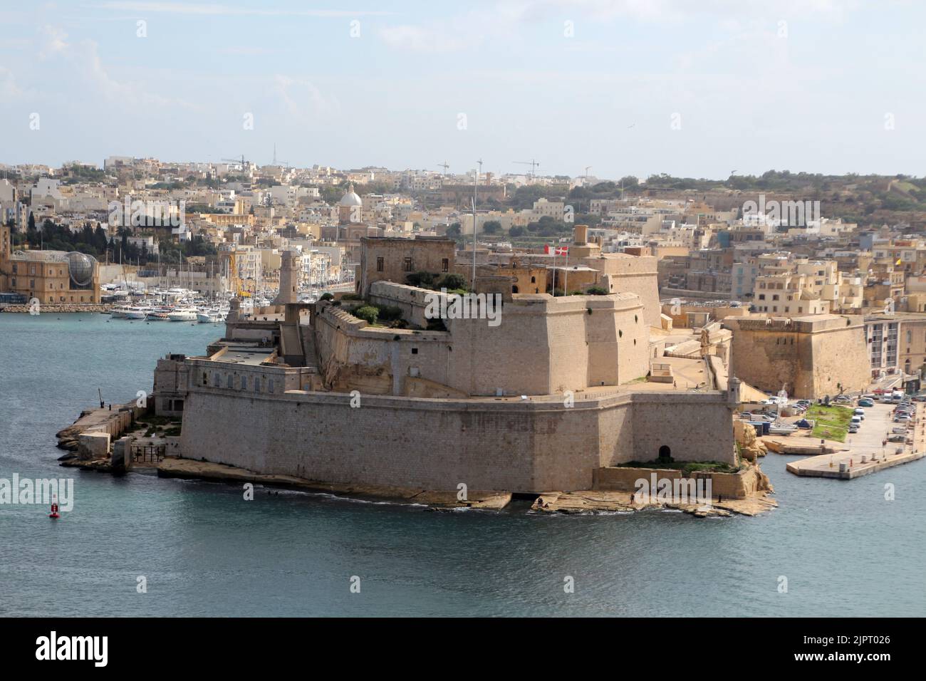 View of Fort St. Angelo in Valletta, Malta Stock Photo - Alamy