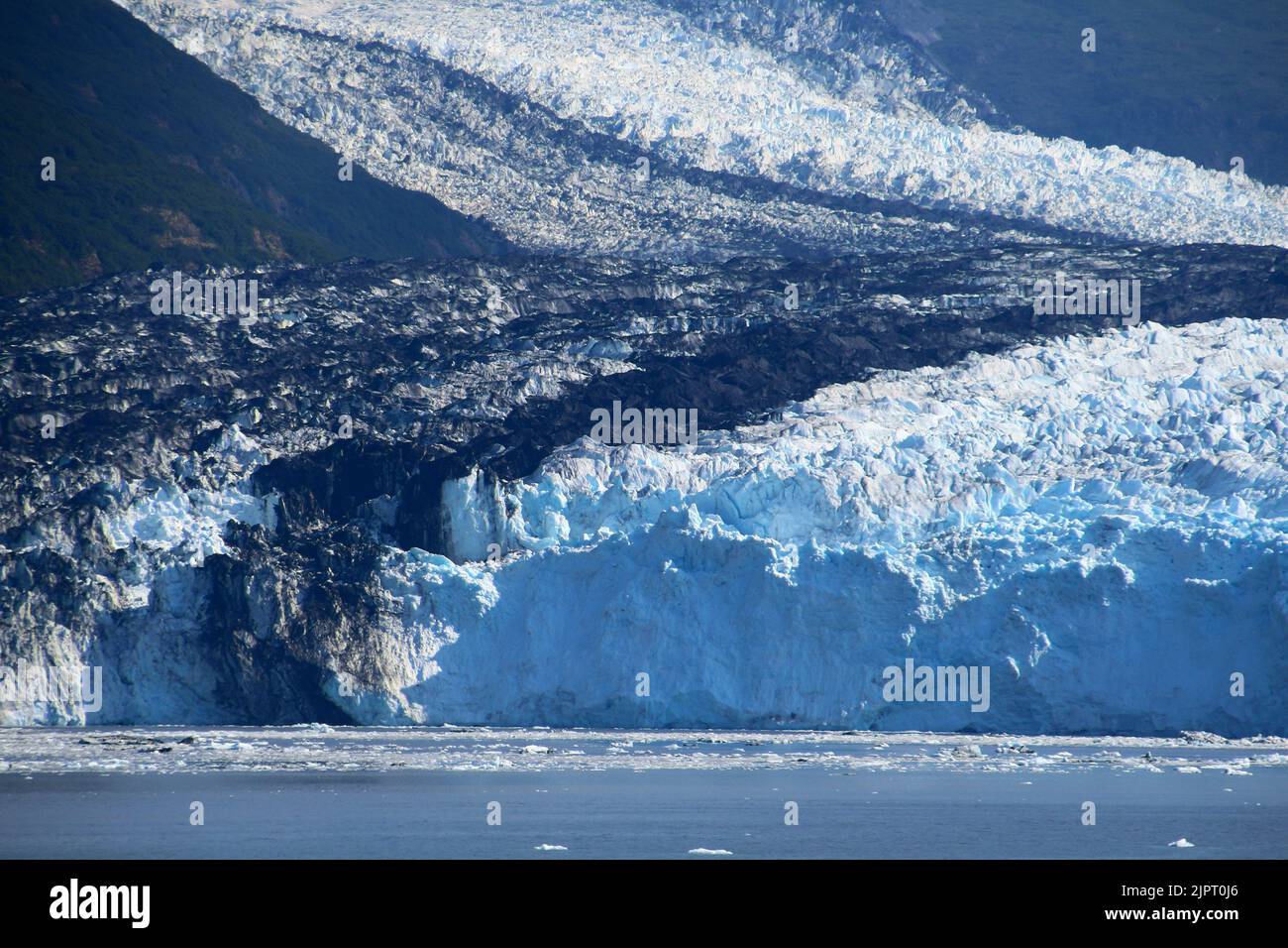 Alaska, Harvard Glacier in College Fjord Stock Photo - Alamy