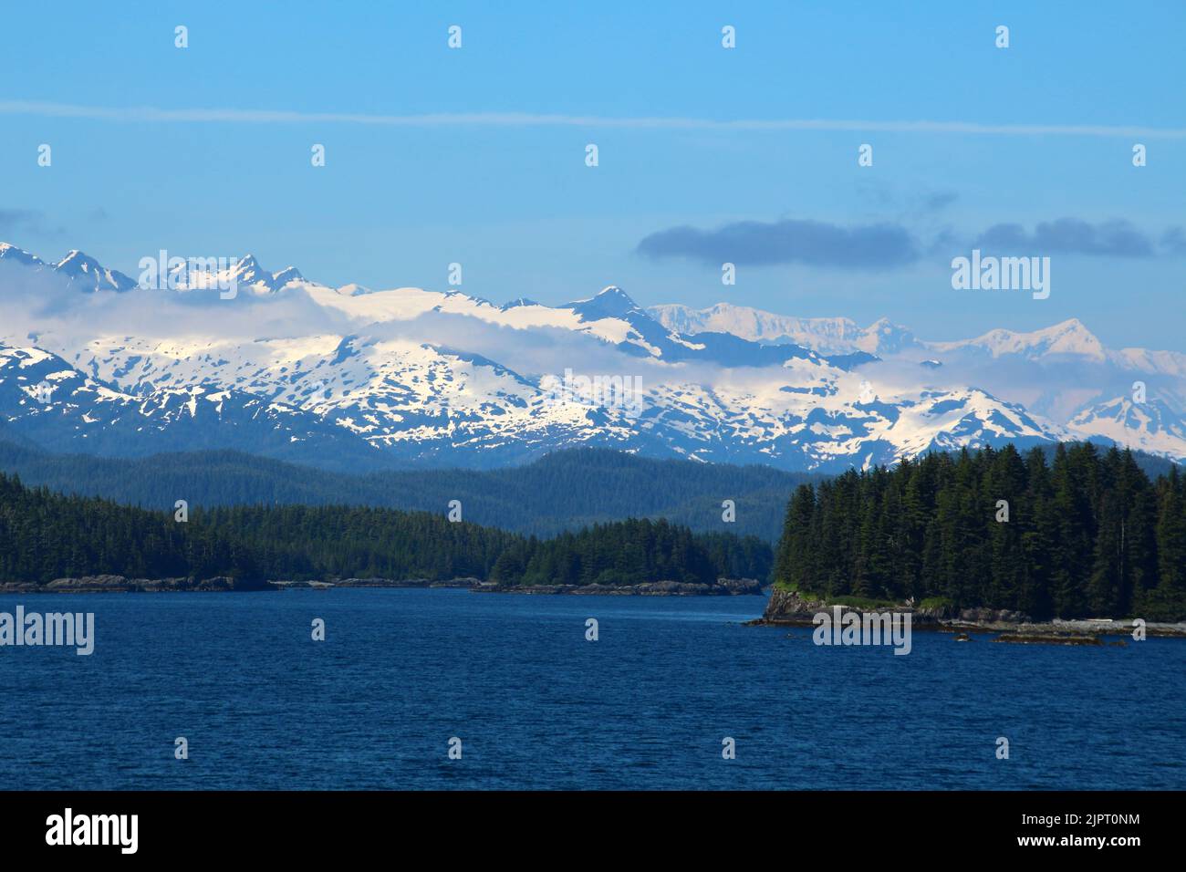 Alaska, coastal mountain scenery in Prince William Sound Stock Photo ...