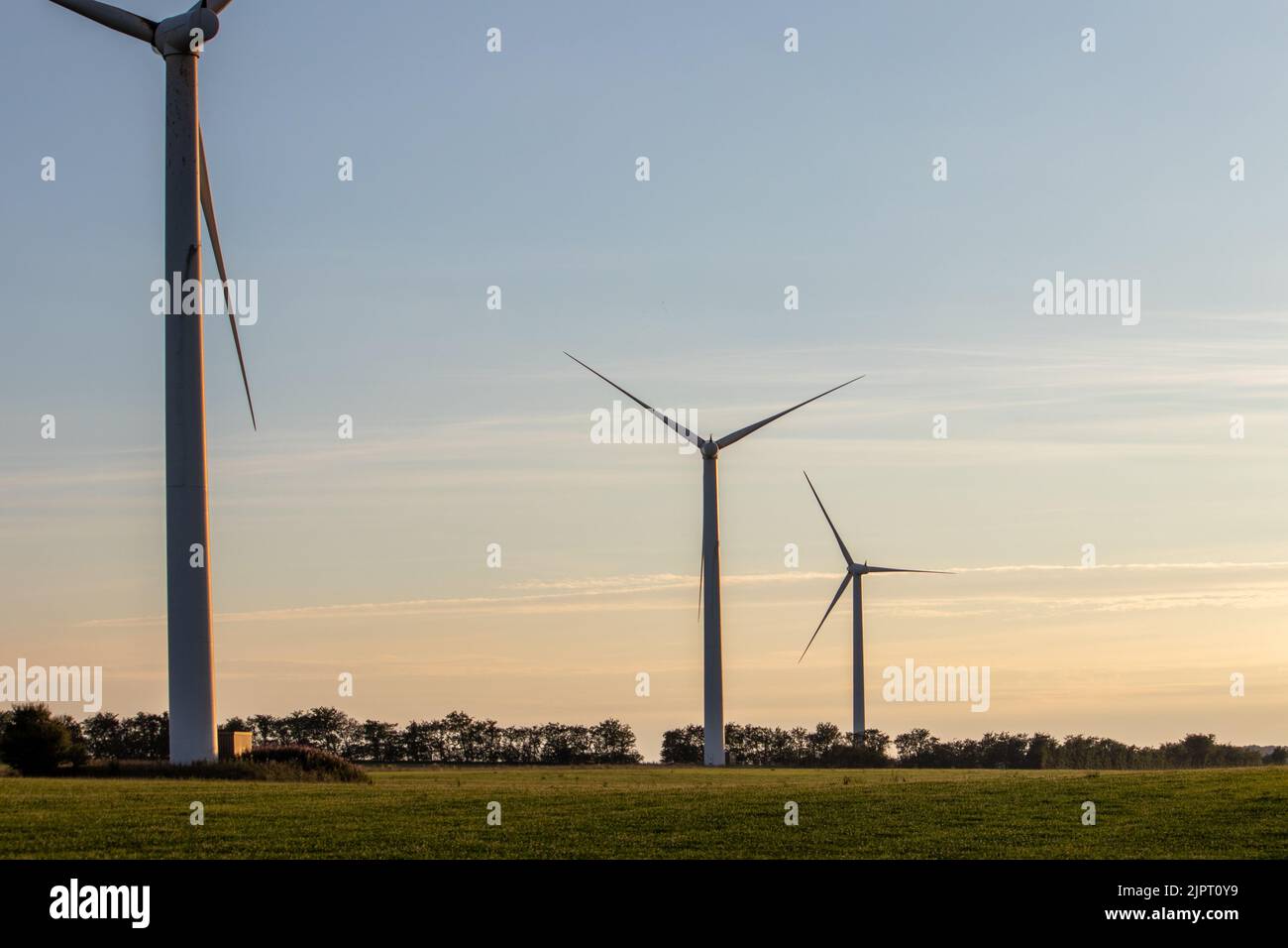 Wind Turbines Windmill Energy Farm.Wind turbines and agricultural ...