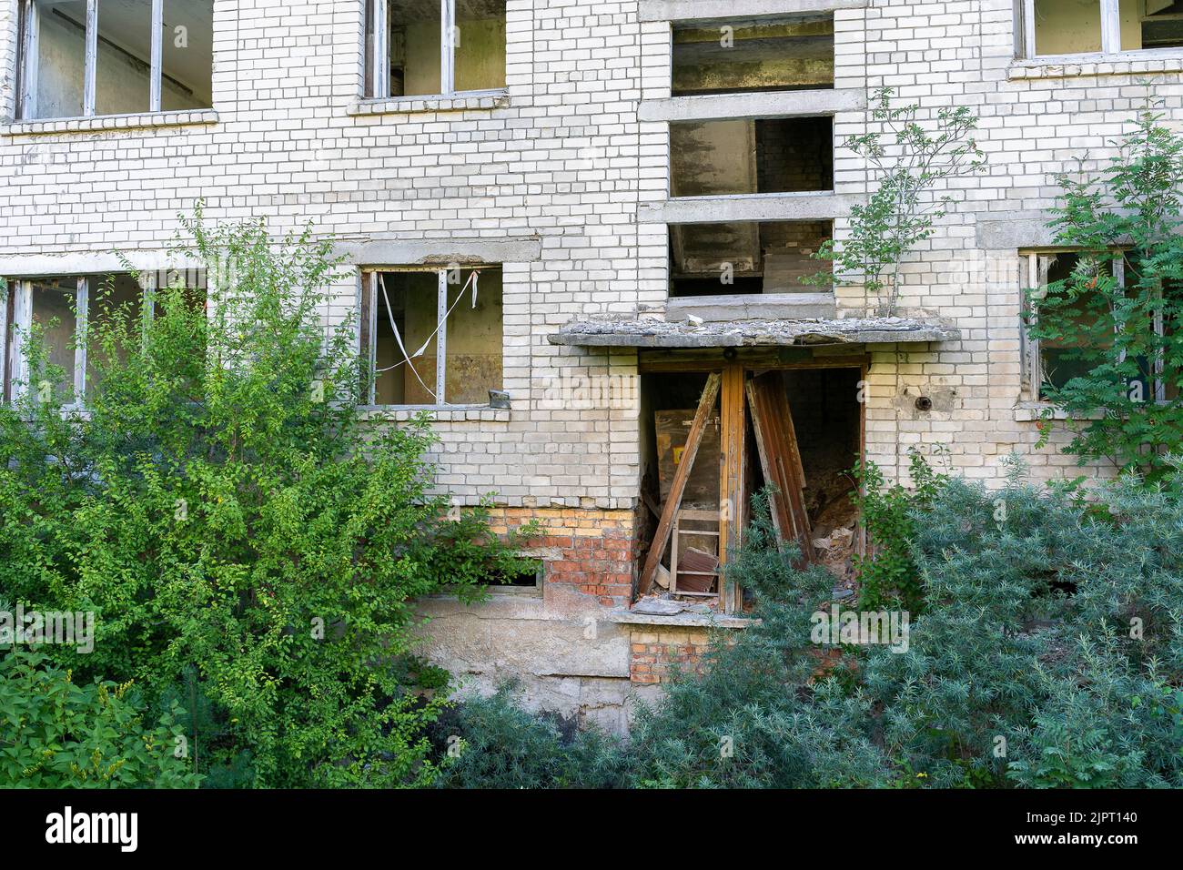 Abandoned secret Soviet Union military ghost town Irbene in Latvia ...