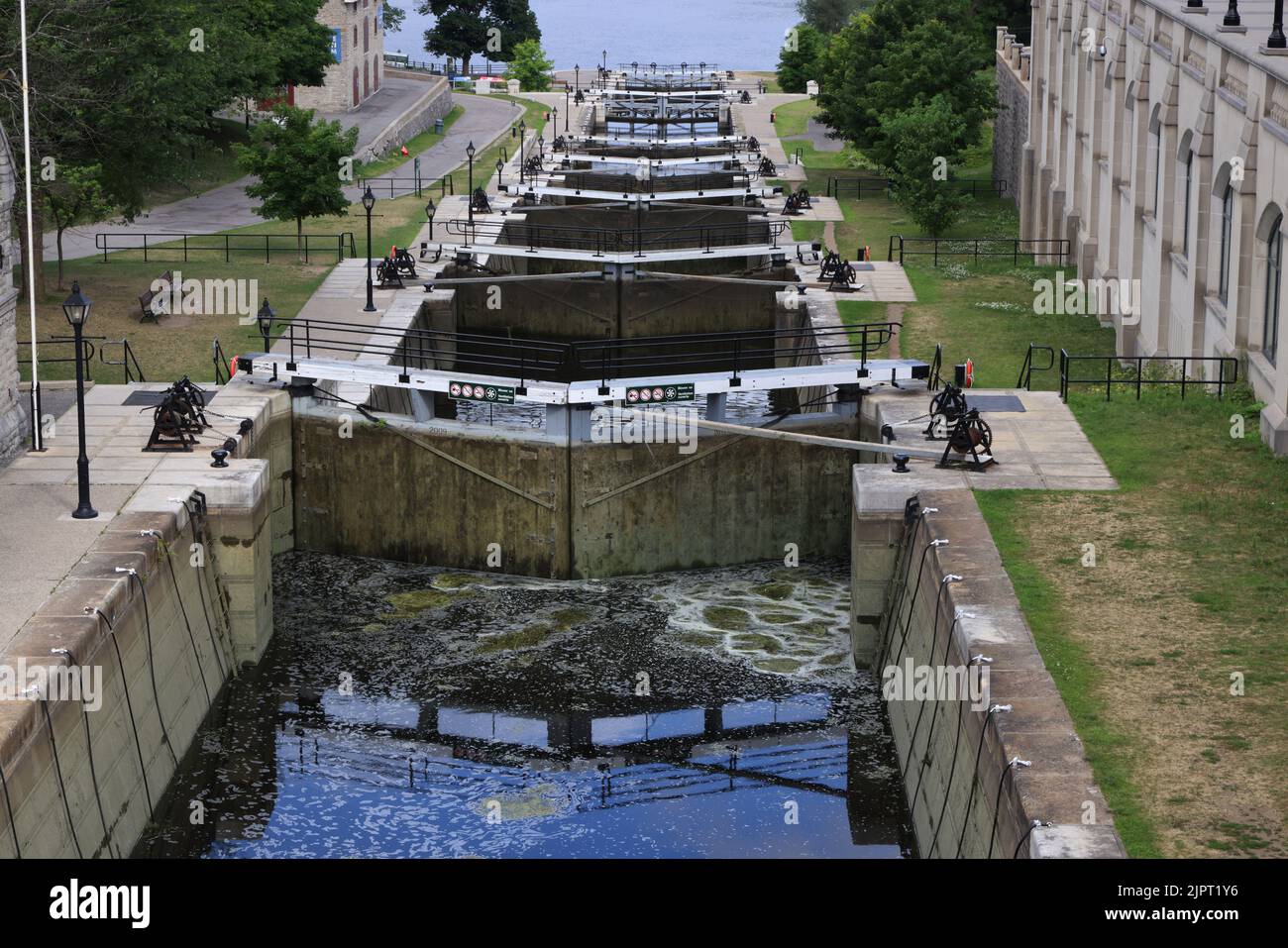 The Rideau Canal, Unesco world heritage, Ottawa Stock Photo - Alamy