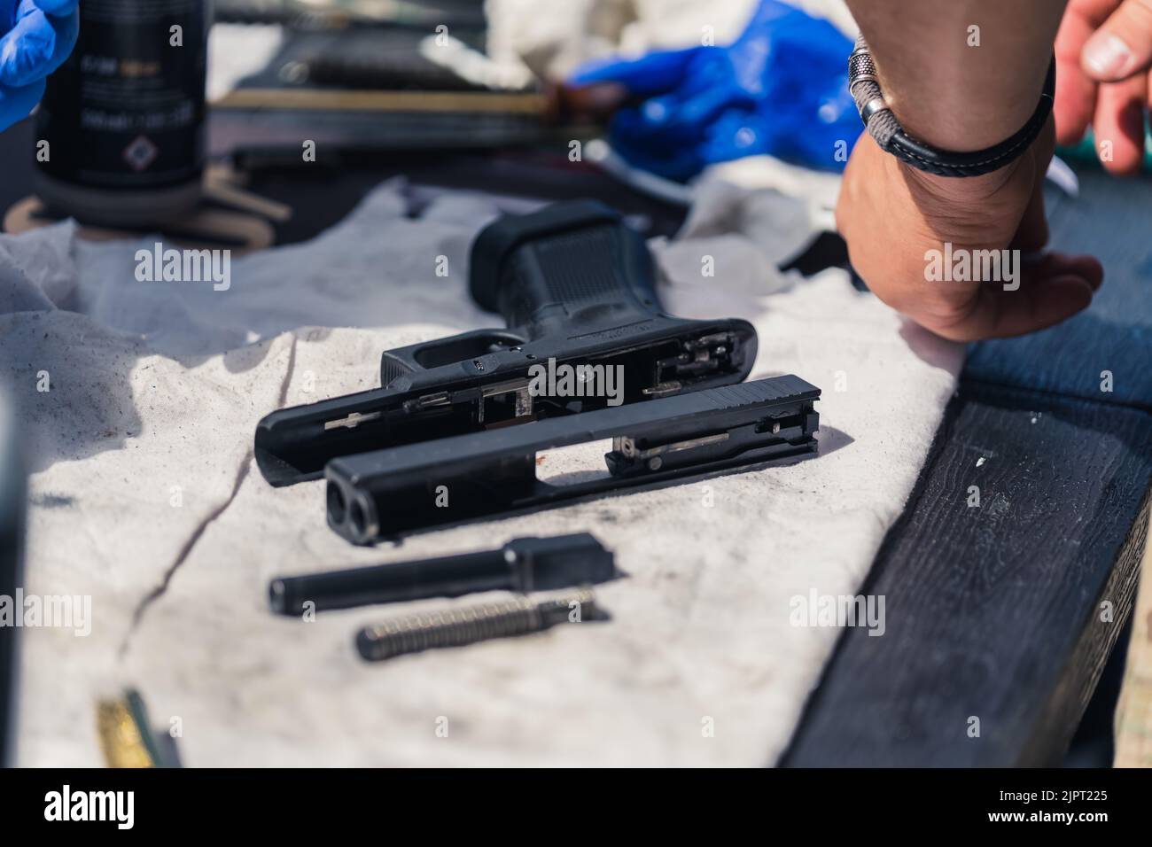 Rifle parts hi-res stock photography and images - Alamy