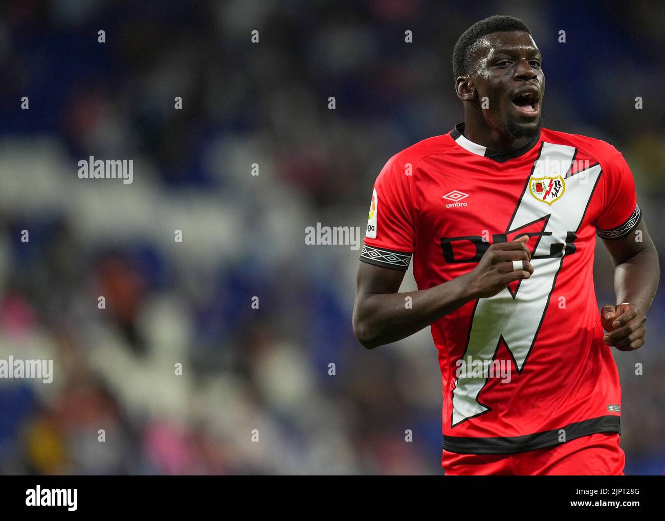 Randy Nteka of Rayo Vallecano during the La Liga match between RCD ...