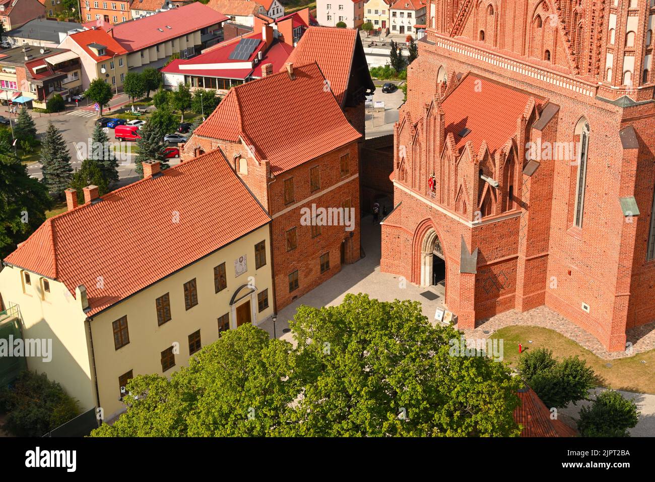 The Cathedral complex in Frombork, a historical monument museum of ...