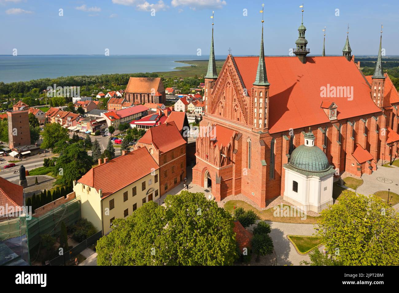 The Cathedral complex in Frombork, a historical monument museum of ...